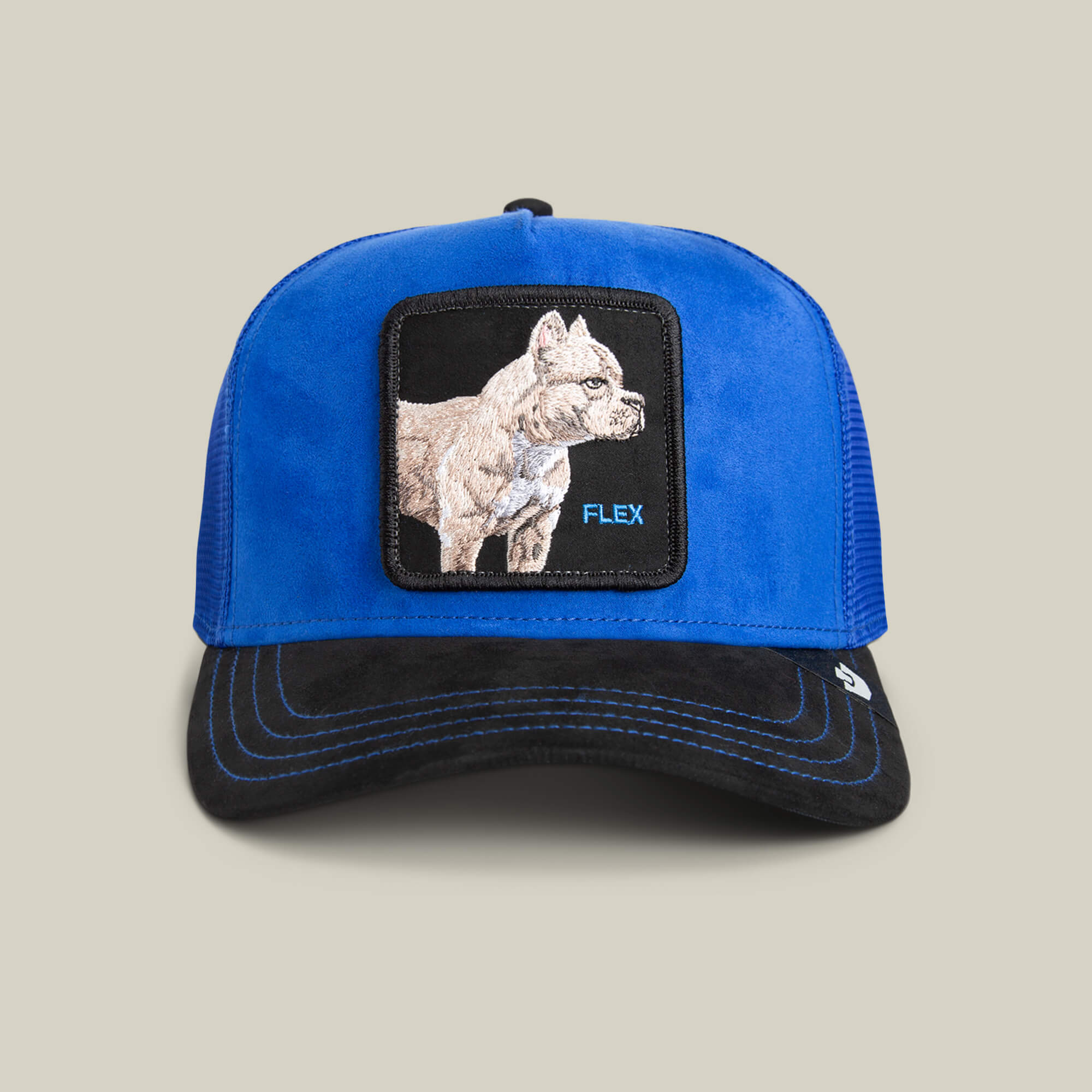 Goorin Suede Pitbull Trucker Hat, Royal / Void, One Size, Unisex ...